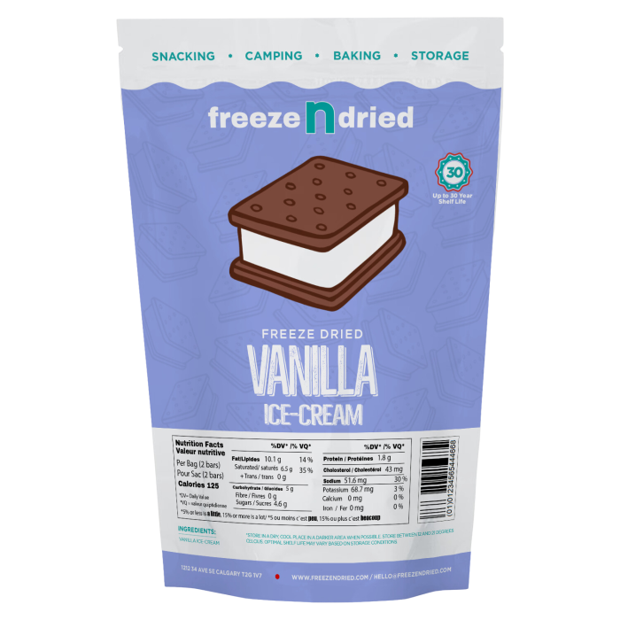 Freeze Dried Ice-Cream (Vanilla)