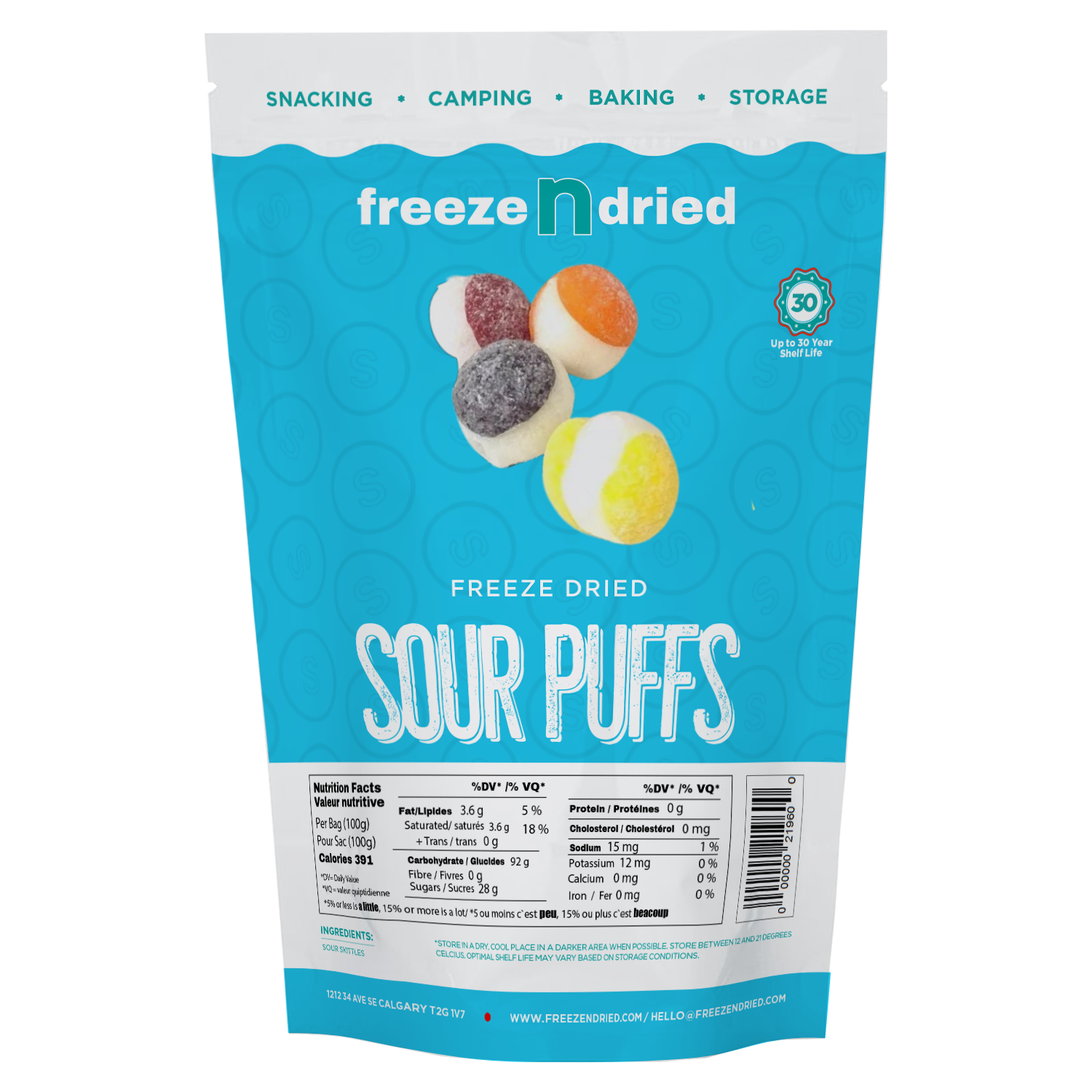 Freeze Dried Sour Puffs (Skittles Sour) 🍬