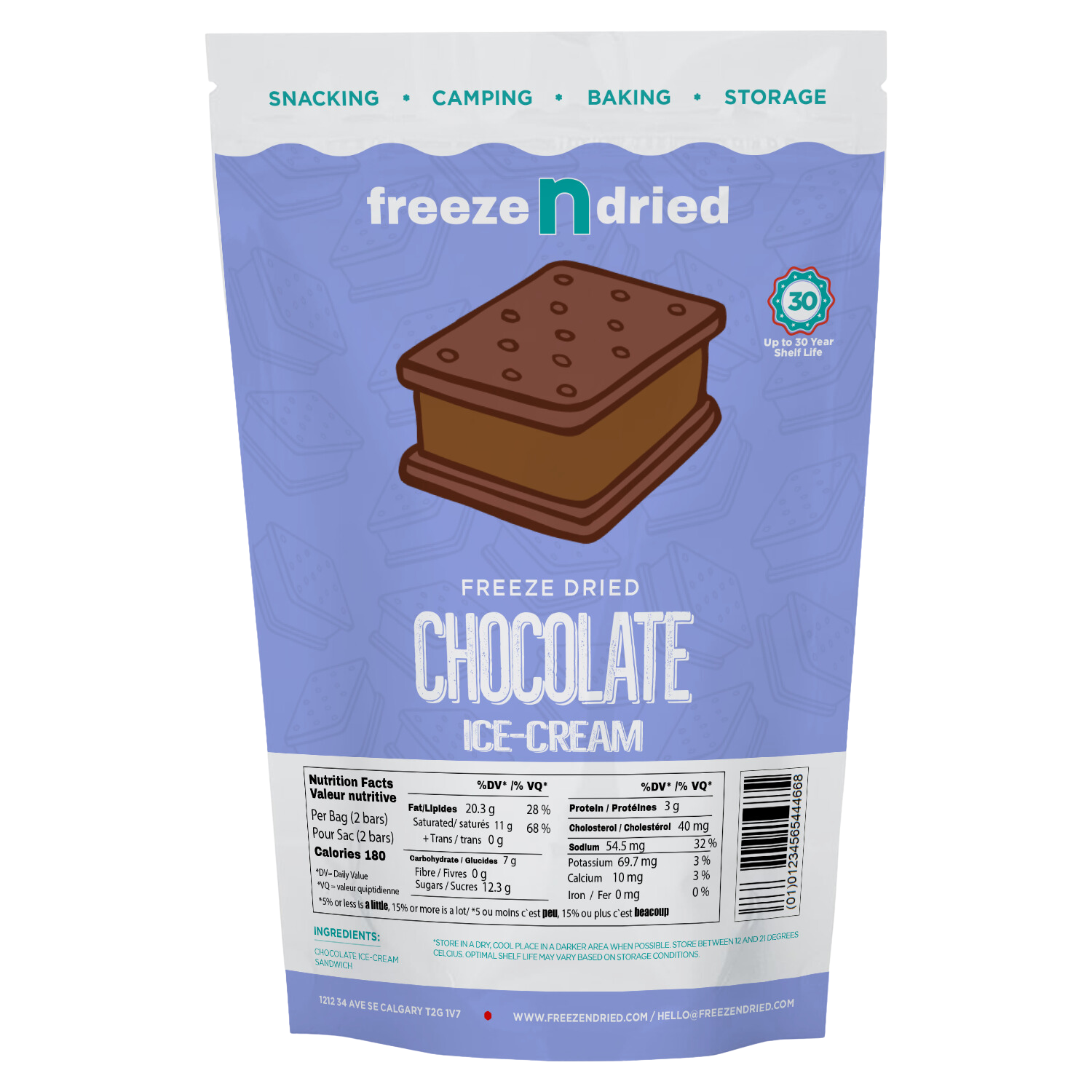 Freeze Dried Ice-Cream (Chocolate)
