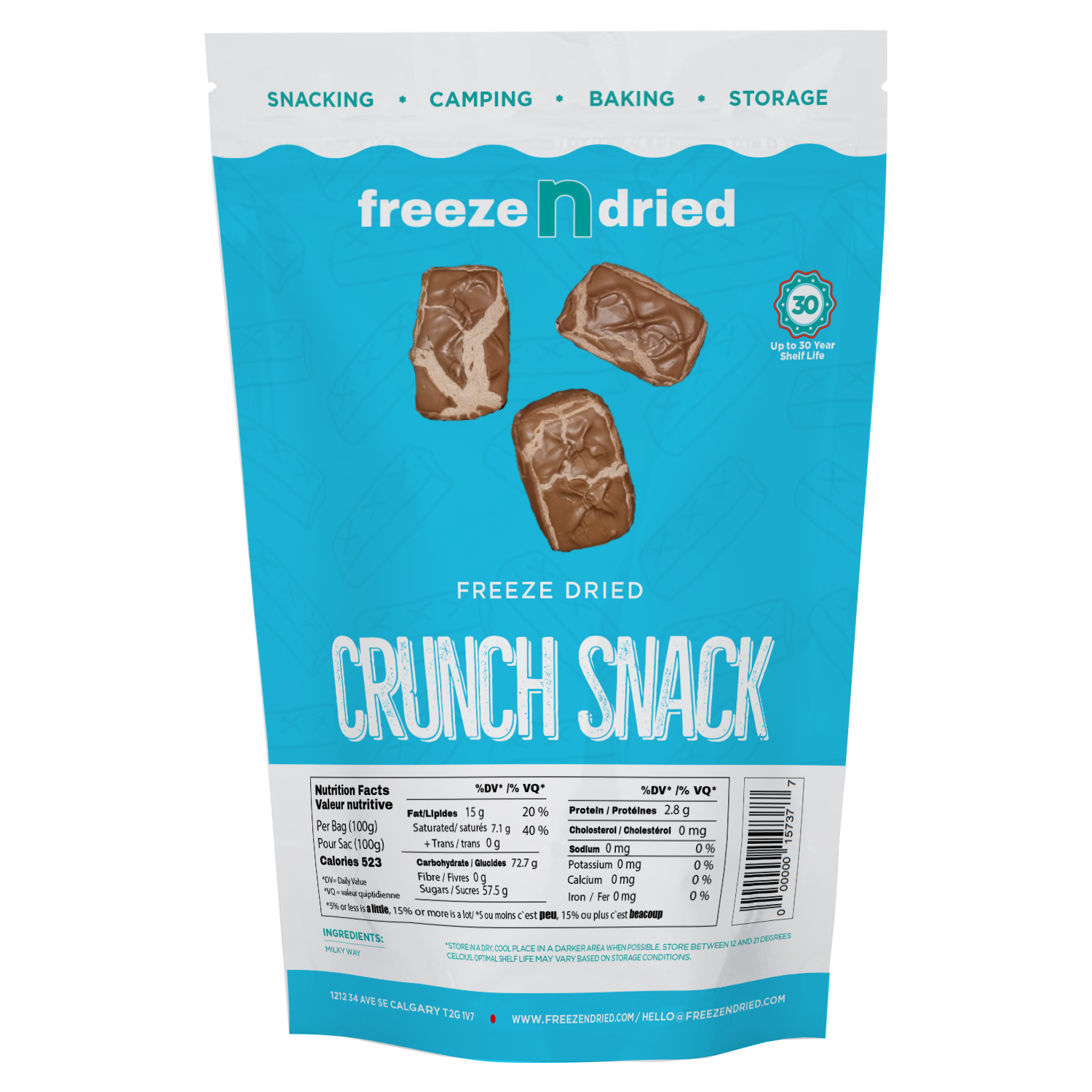 Freeze Dried Milky Way 🍫 Freeze Dried Crunch Snack