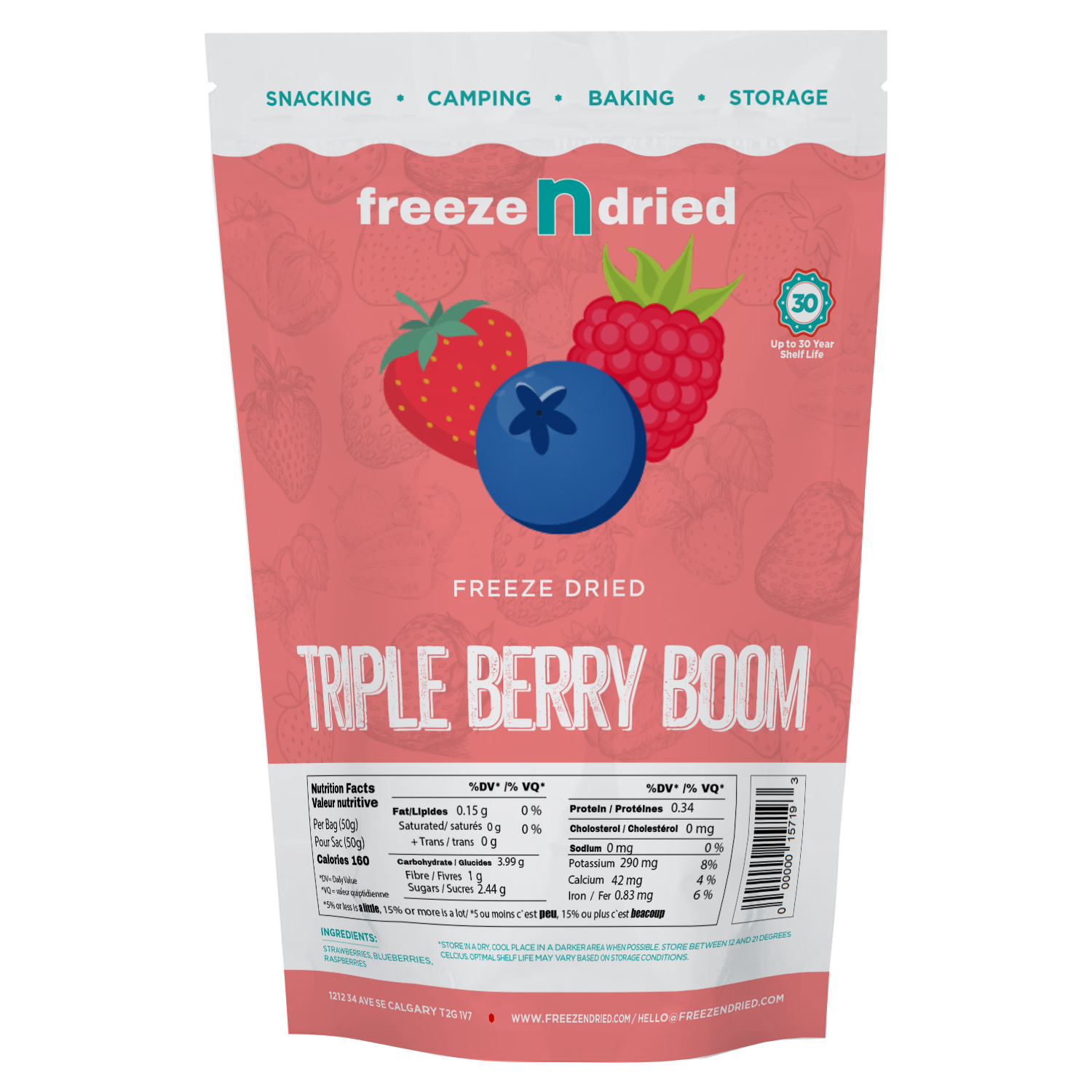 Freeze Dried Triple Berry Boom