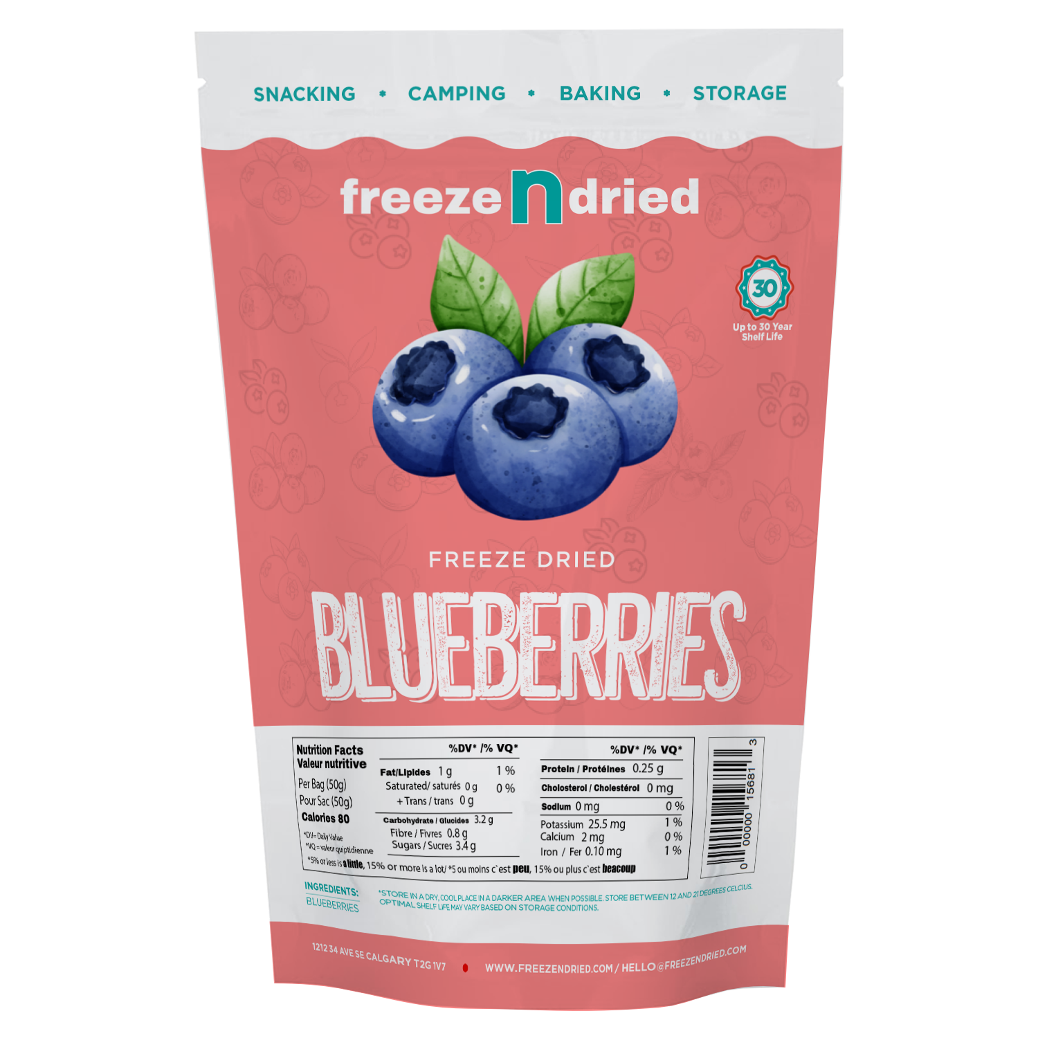 Freeze Dried Blueberries