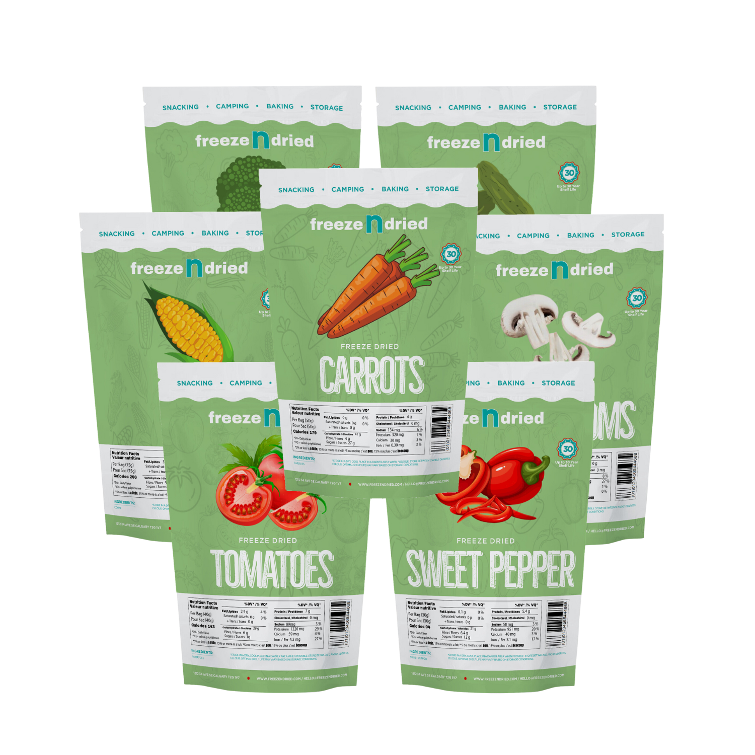 Freeze Dried Veggie Bundle
