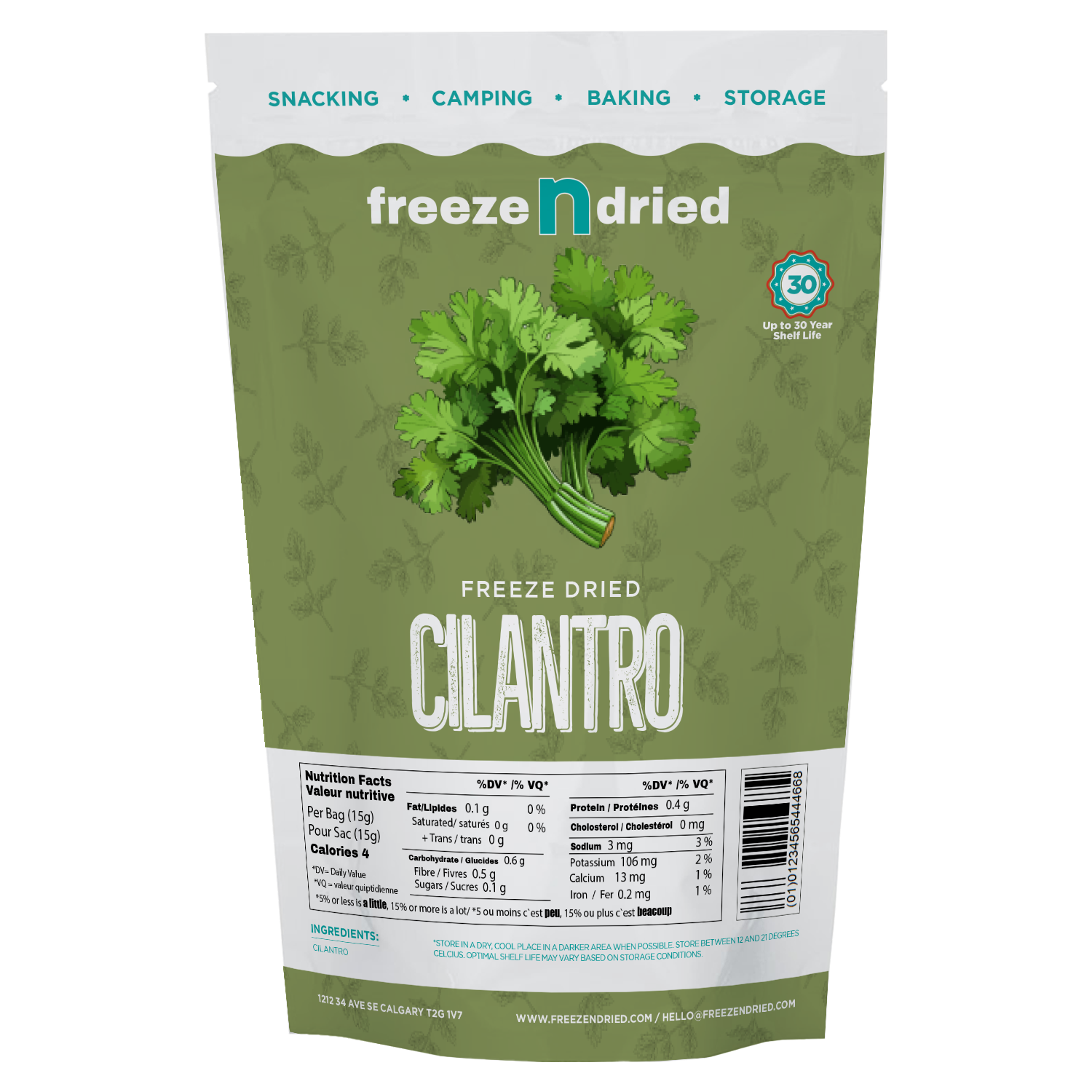 Freeze Dried Cilantro